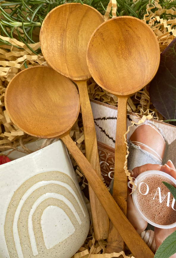 Teak Spoon - single (18cm)– Cacao Mumma